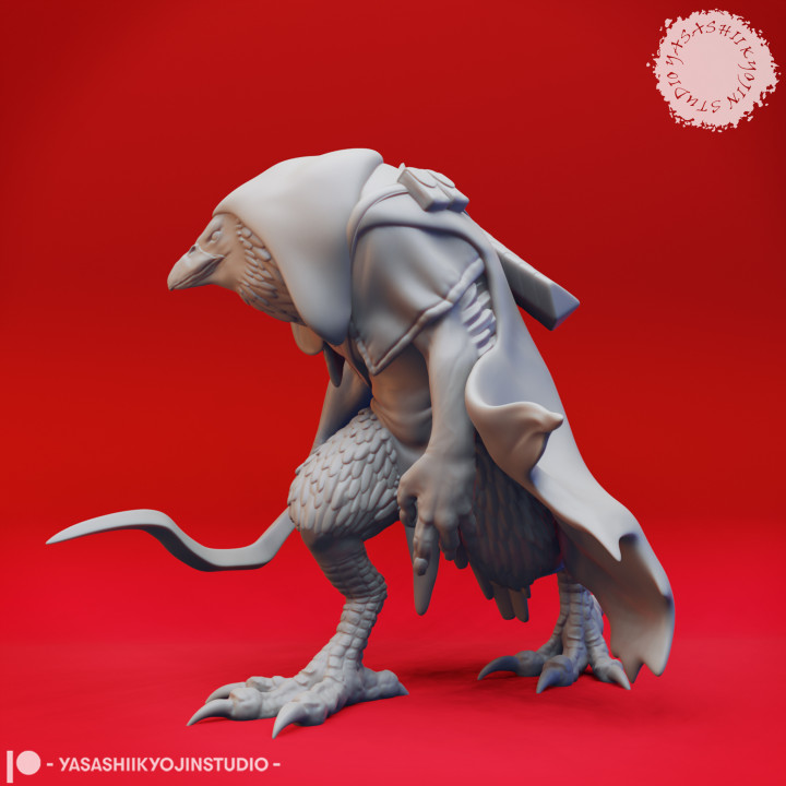 3D Printable Kenku Rogue - Tabletop Miniature by YKS Miniatures
