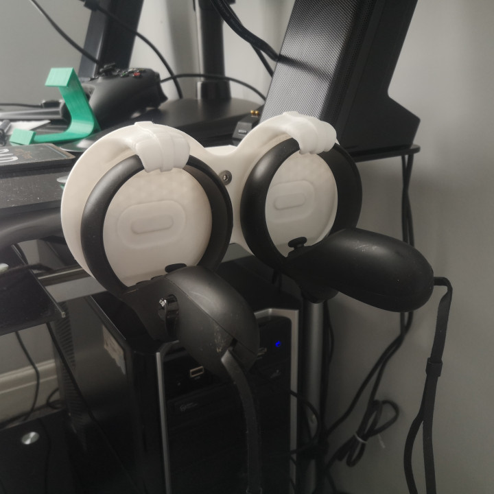 3D Printable Oculus Rift VR Handset bracket to convert wall mount to ...