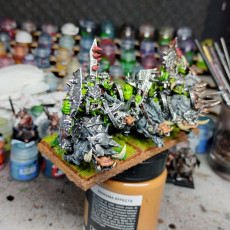 3D Printable Orc Boar riders multi-part regiment by Avatars of War