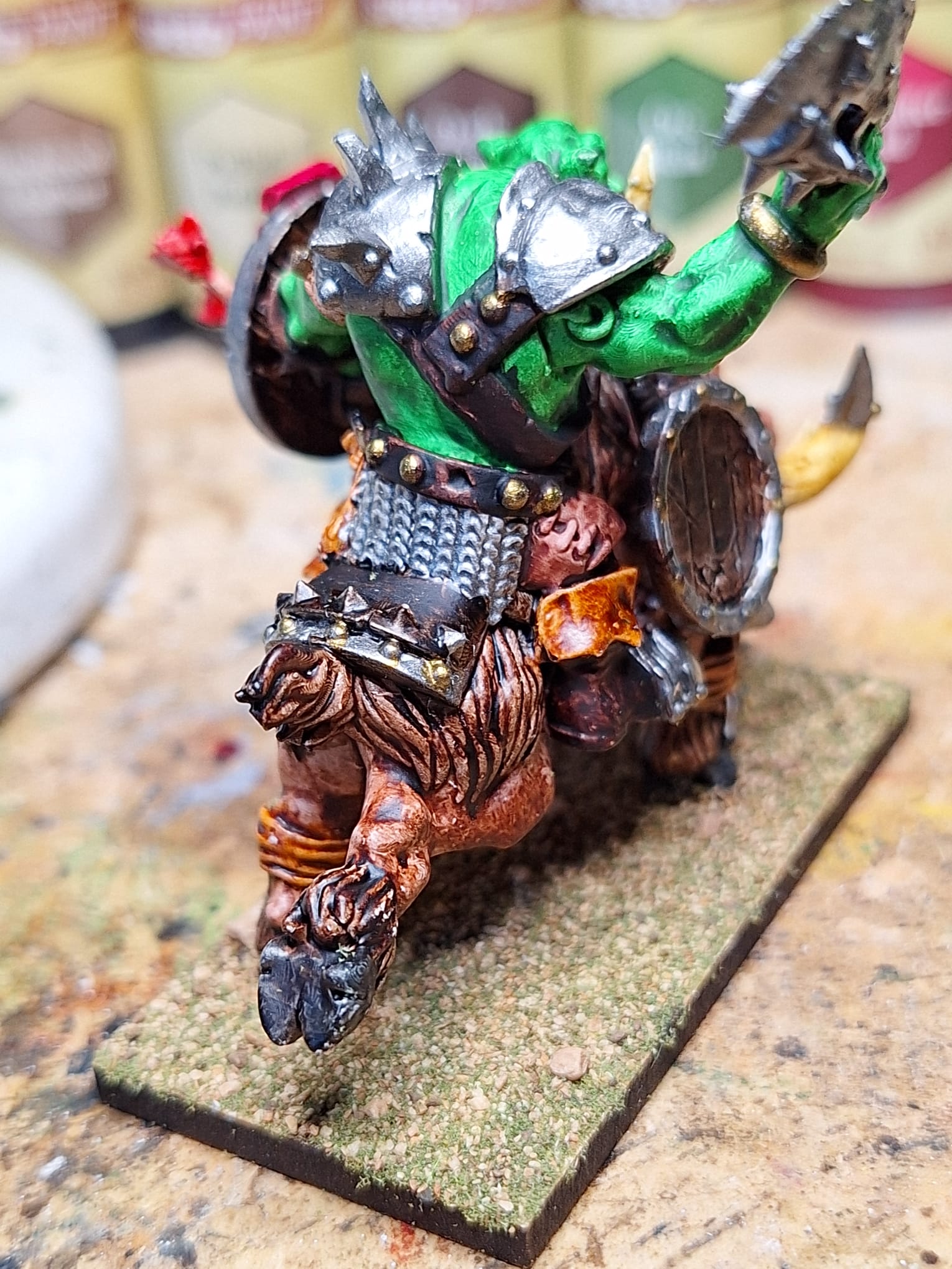3D Printable Orc Boar riders multi-part regiment by Avatars of War