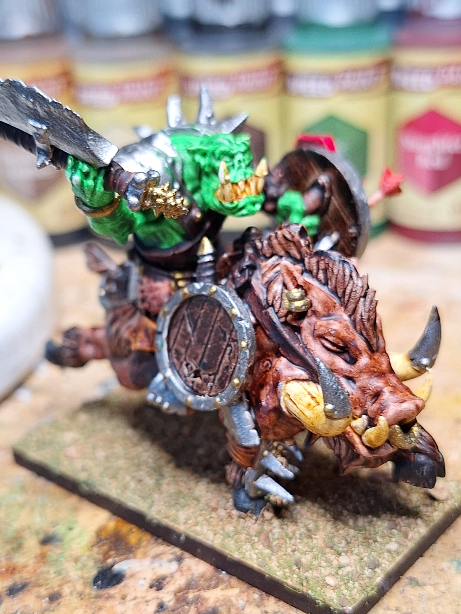 3D Printable Orc Boar riders multi-part regiment by Avatars of War