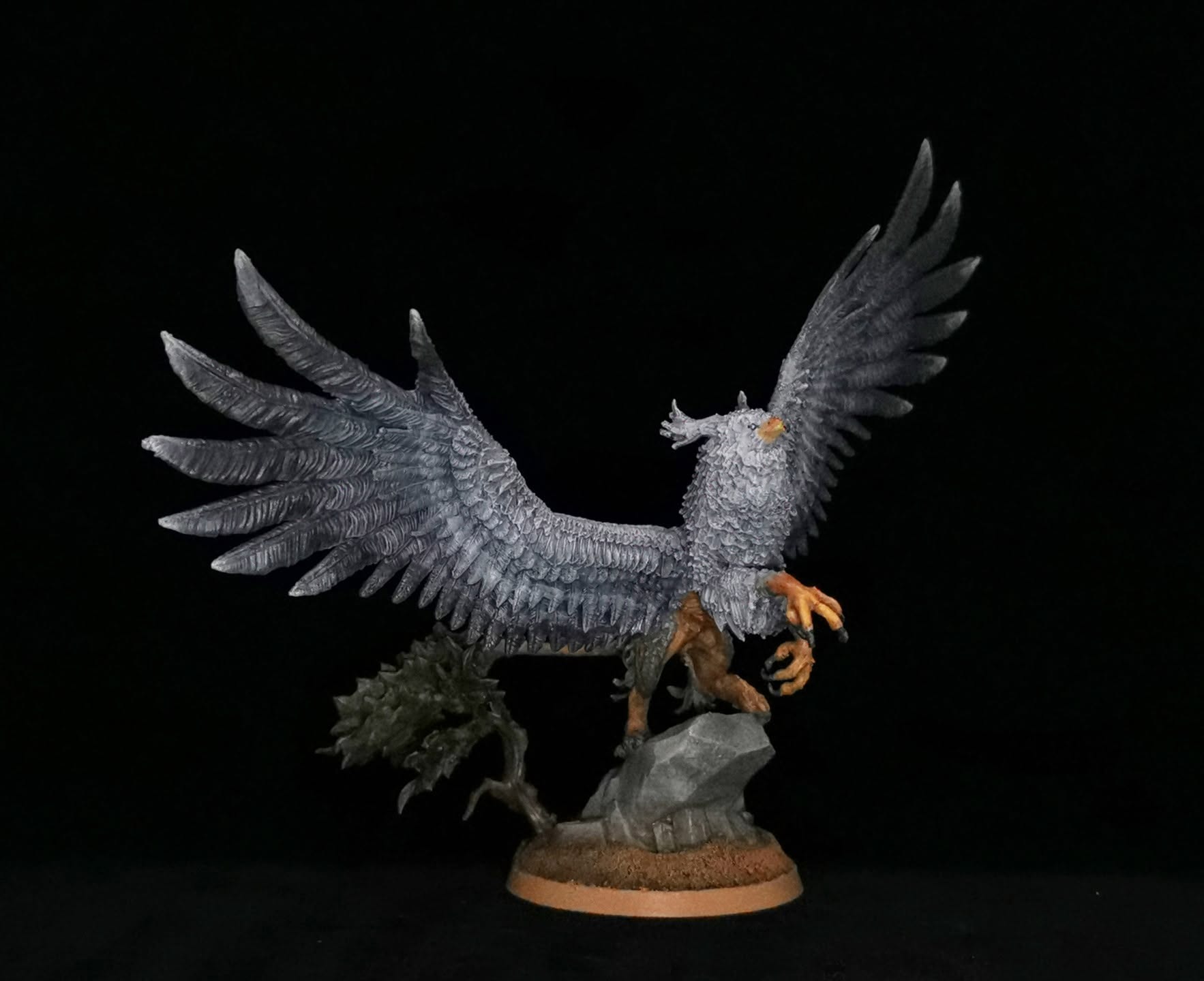 3D Printable Griffons set 6 miniatures 32 mm pre-supported by White ...