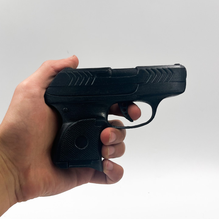 3D Printable Pistol Ruger LCP Prop practice training gun by sliceables