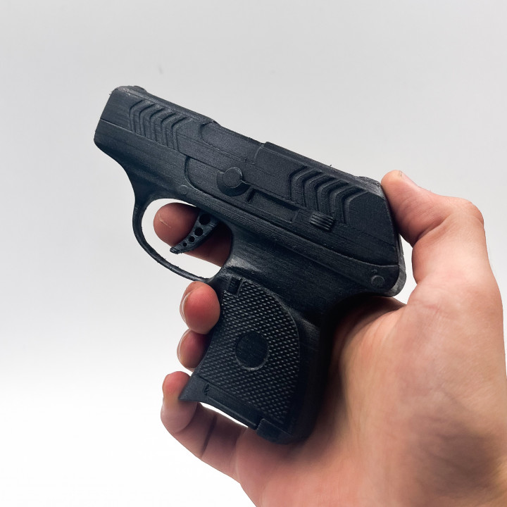 3D Printable Pistol Ruger LCP Prop practice training gun by sliceables