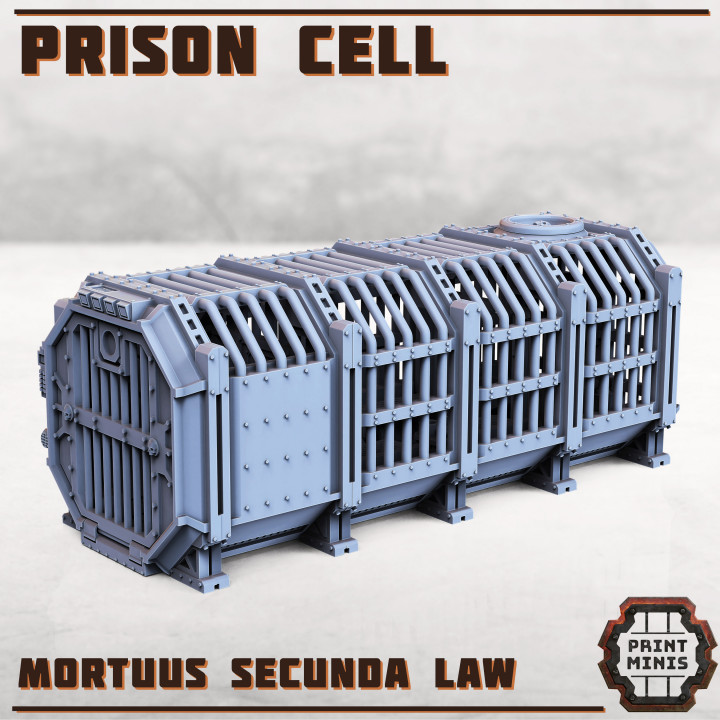 3D Printable Prison Cell by Print Minis