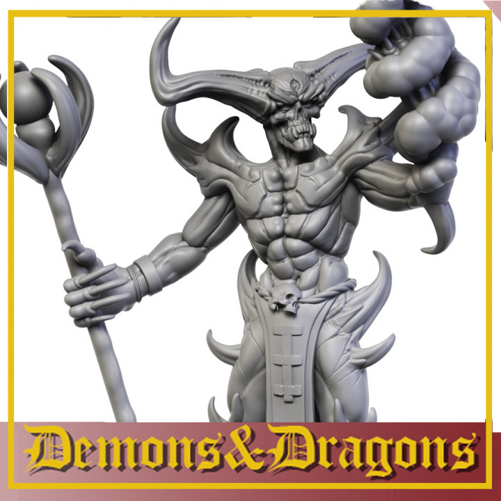 3D Printable 63_Demon_Mage by Sergeant Hammer