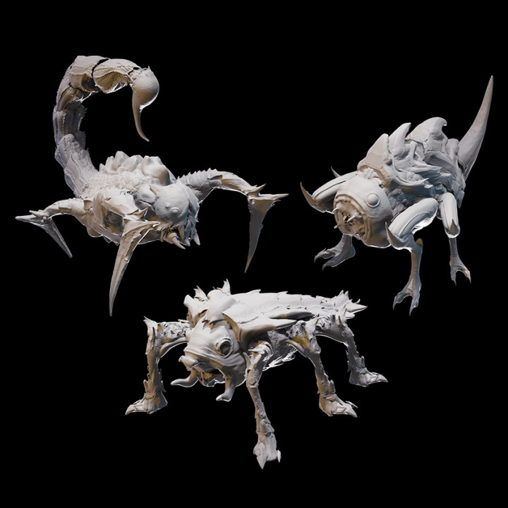 3D Printable IR01M018 Insect Monsters :: Incredible Realms Nulan ...