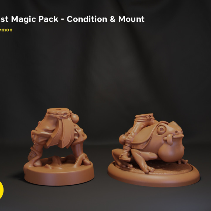 3D Printable Modular DnD - Forest Magic Pack (Magnetic accessories) by ...