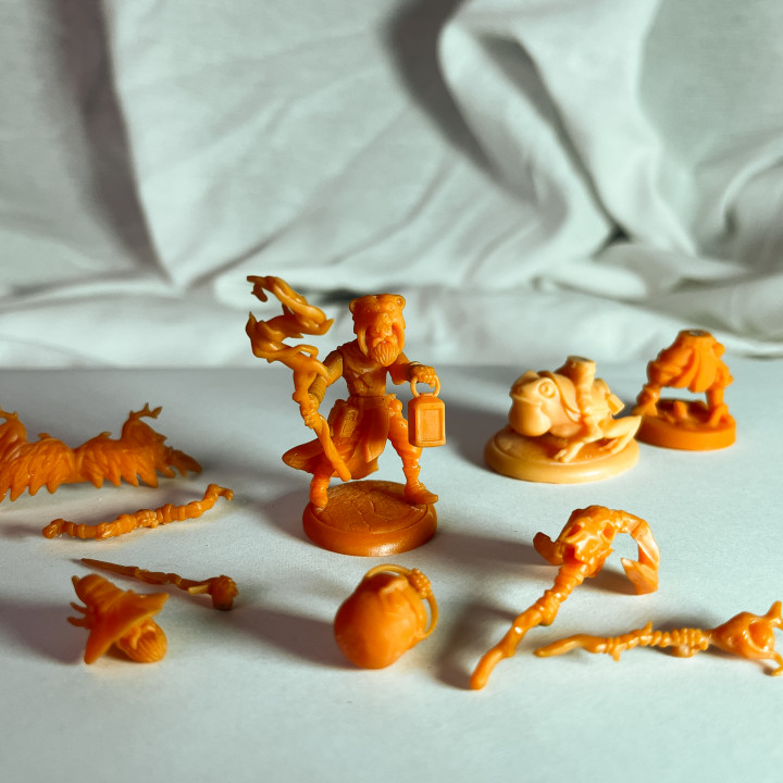 3D Printable Modular DnD - Forest Magic Pack (Magnetic accessories) by ...