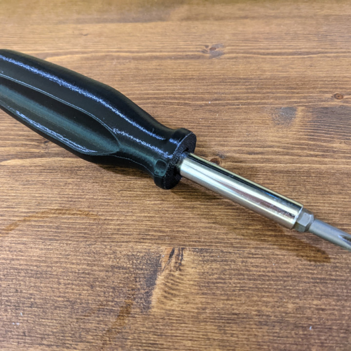 3D Printable Stanley Workmaster Screwdriver Handle by Josh