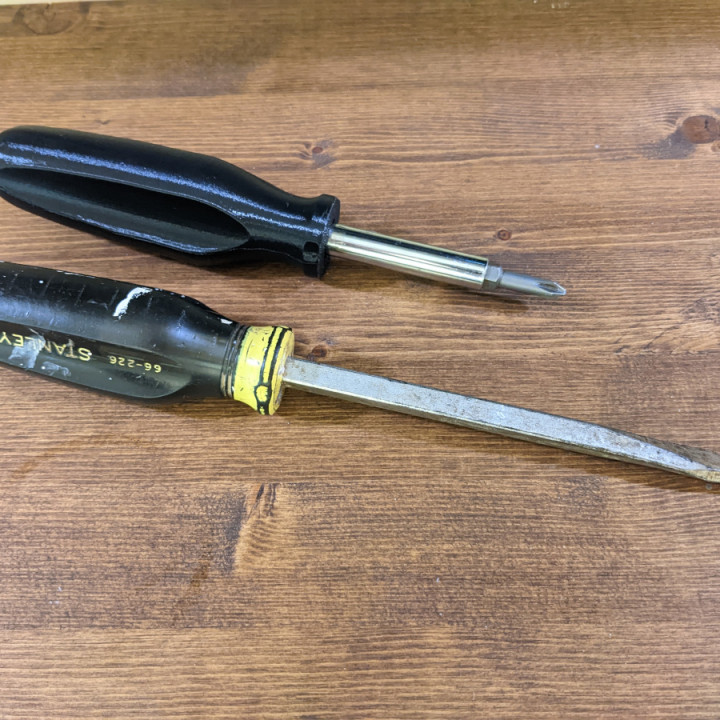 3D Printable Stanley Workmaster Screwdriver Handle by Josh