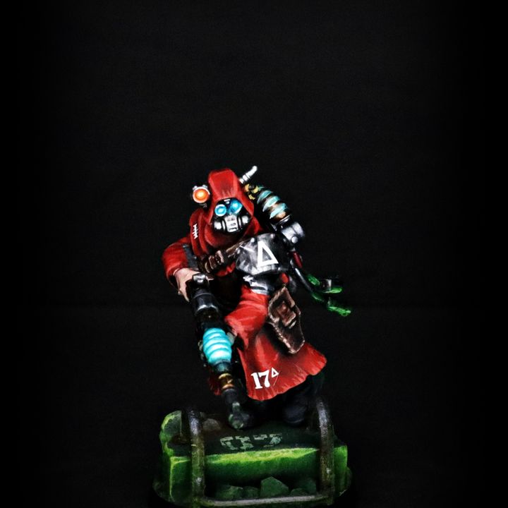 3D Print of Tavish the Mercenary - Modular Post Apocalyptic 30mm ...