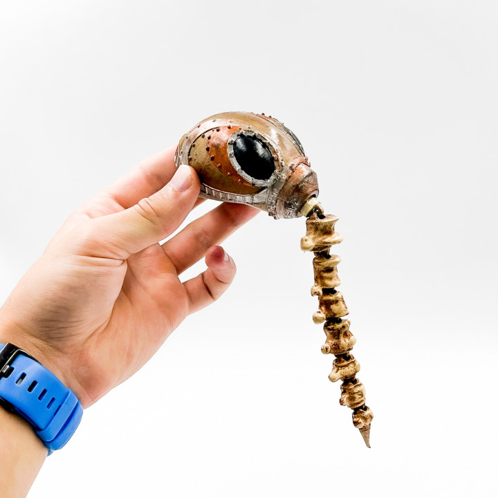 3D Printable Flexi Sandman helmet ARTICULATED The Helmet of Dreams ...