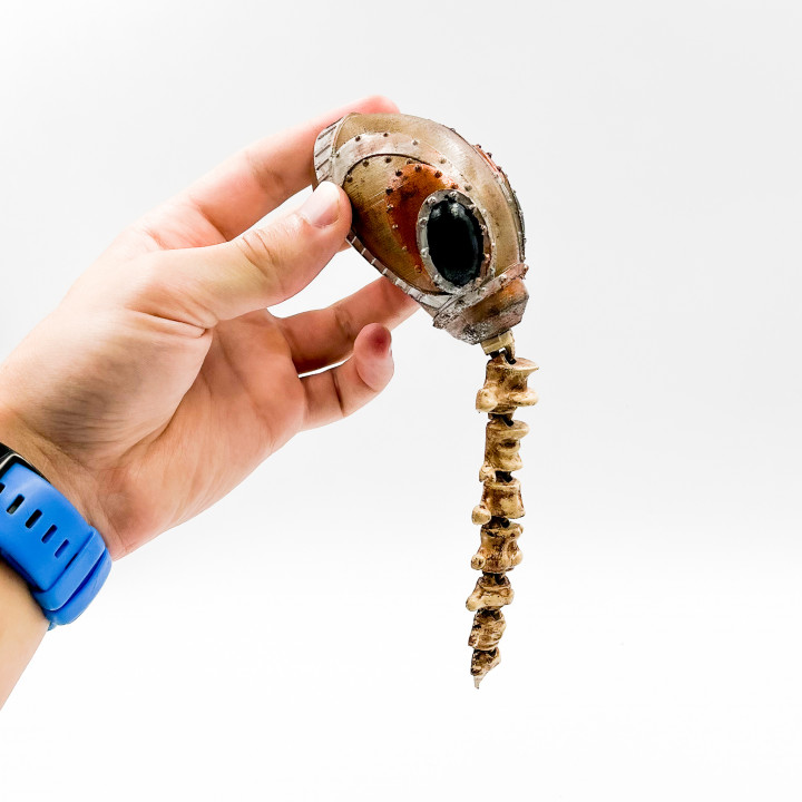 3D Printable Flexi Sandman helmet ARTICULATED The Helmet of Dreams ...