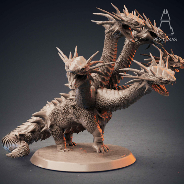 3D Printable Swamp Hydra by Pes Lukas
