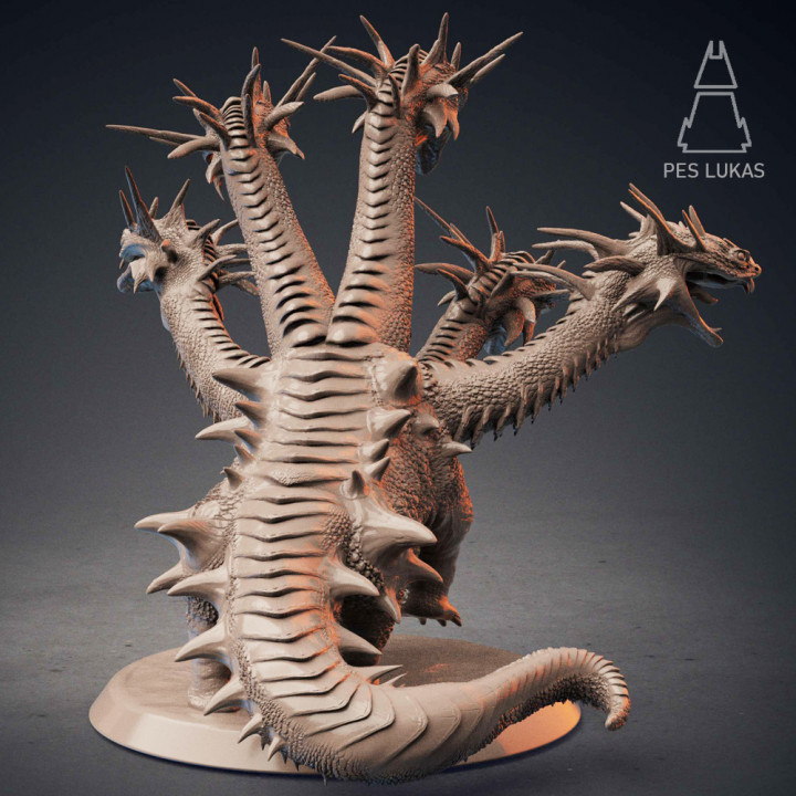 3D Printable Swamp Hydra by Pes Lukas