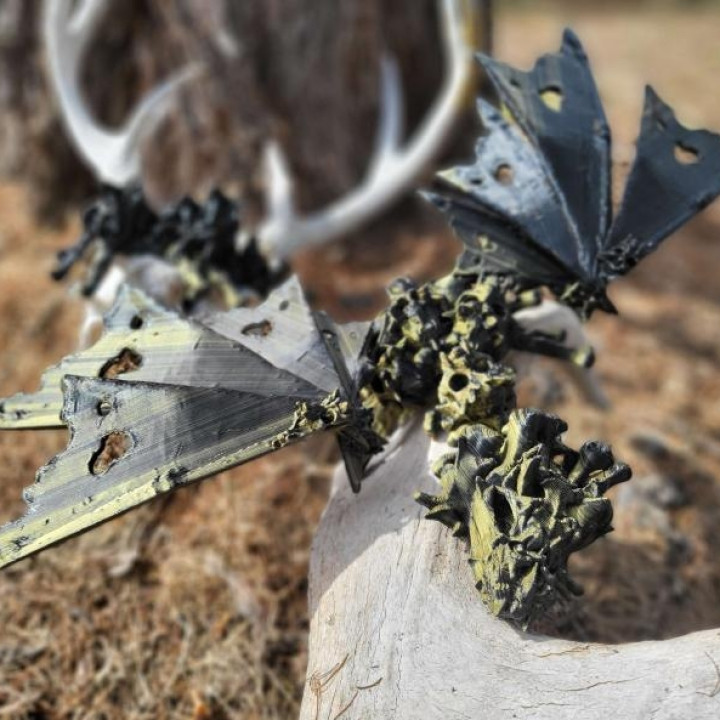 3D Printable Hollow Dragon by Cinderwing3D