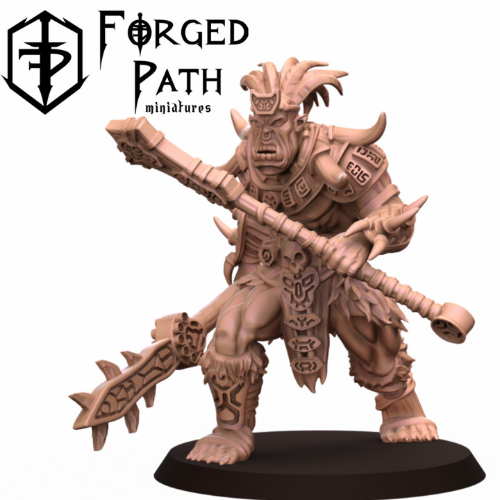 3D Printable Jungle Orcs Duel Weapons by Forged Path Miniatures