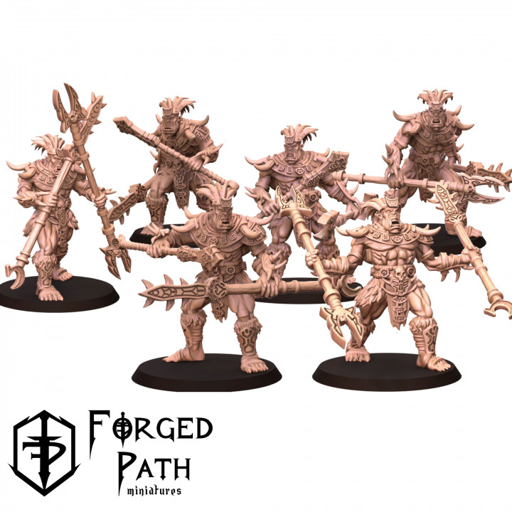 3D Printable Jungle Orcs Duel Weapons by Forged Path Miniatures