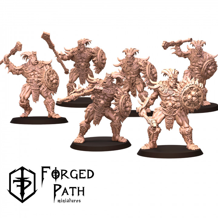 3D Printable Jungle Orcs Bundle by Forged Path Miniatures
