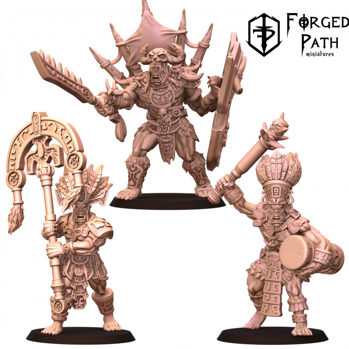 3D Printable Jungle Orcs Bundle by Forged Path Miniatures
