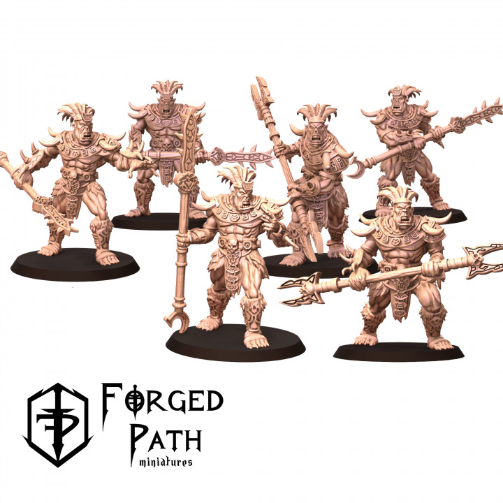 3D Printable Jungle Orcs Bundle by Forged Path Miniatures