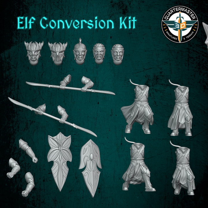 3D Printable Elf Conversion Kit by Quartermaster3D