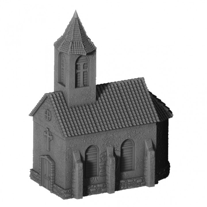 3D Printable Church Set by 3D-Printfiles