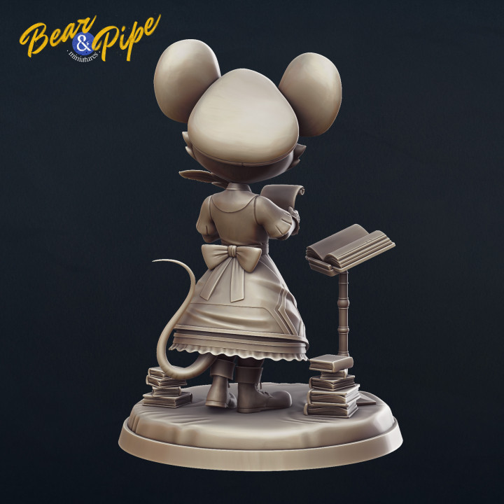 3D Printable Rodentian Merchant Guild - Judith pre-supported by Bear & Pipe