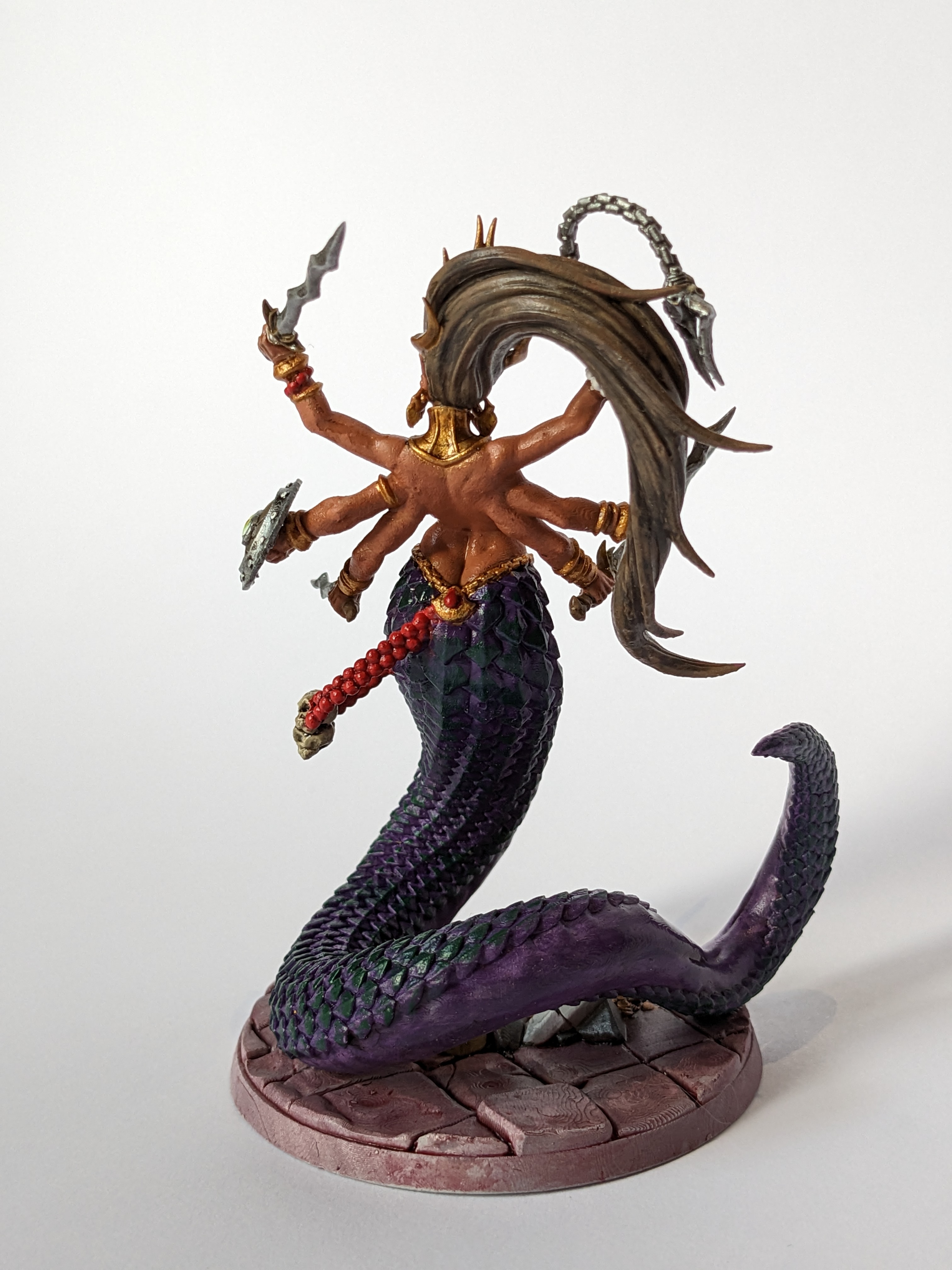 3D Printable Marilith Pureblood (City of Intrigues) by Artisan Guild