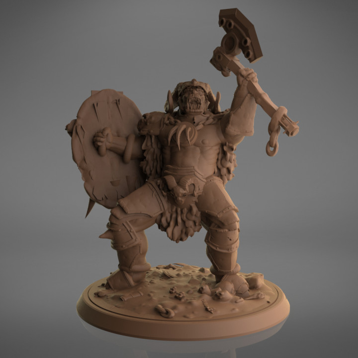 3D Printable Orc Commando – D&D Set by 3Demon