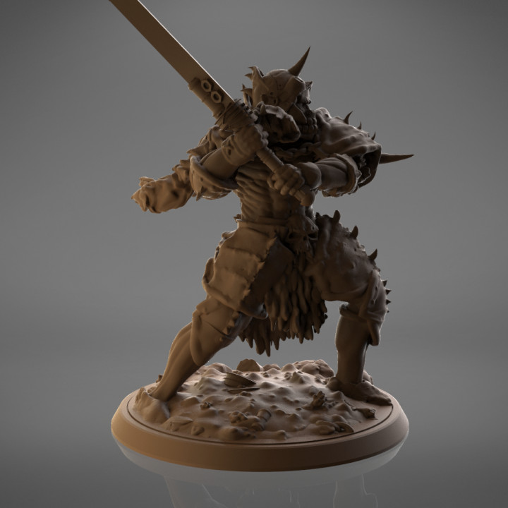 3D Printable Orc Commando – D&D Set by 3Demon