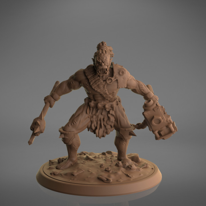 3D Printable Orc Commando – D&D Set by 3Demon