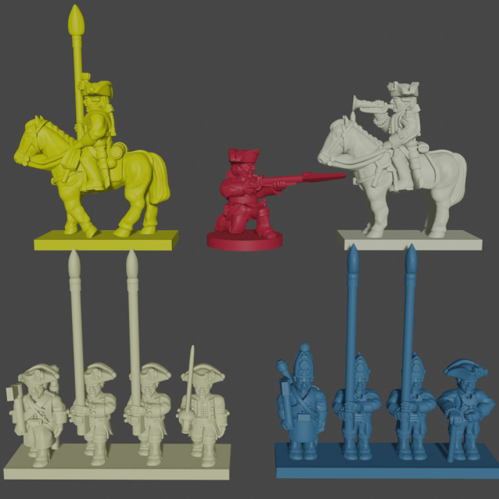3D Printable Europe Asunder: The Seven Years War Free Samples SYW-1 by ...