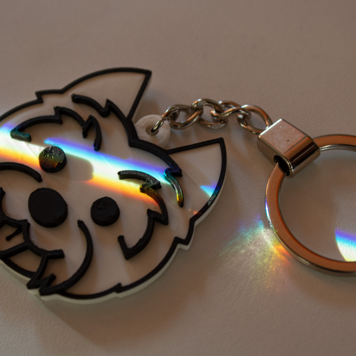 3D Printable Doggy Keychain - Westie by Two Thingies