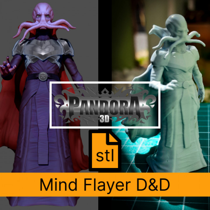 3D Printable Mindflayer by Alexandrino Pereira da Silva