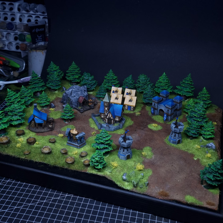 3D Print of Forest-terrain-forest-terrain-terrain by MiniQuest 64