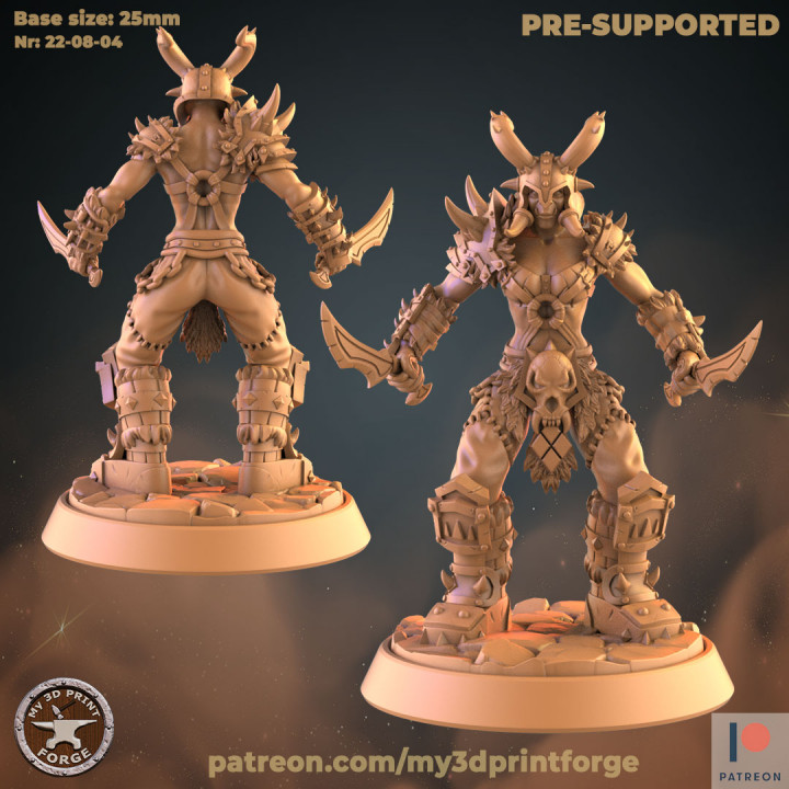 3D Printable MagHar Orc Female Weapon Swap by My3DPrintForge