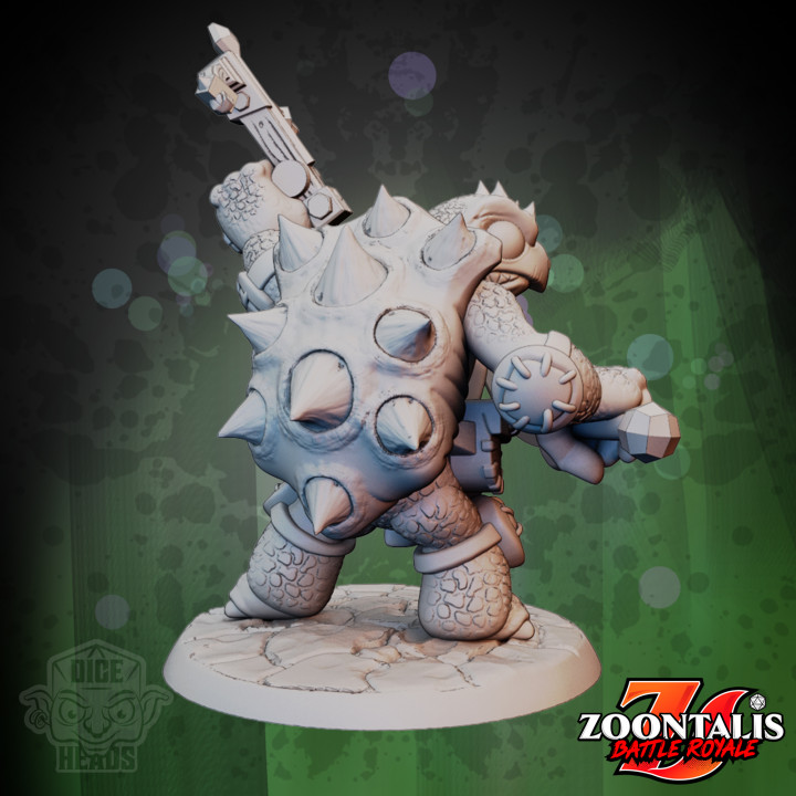 3D Printable Turtle Rogue (pre-supported included) by Dice Heads