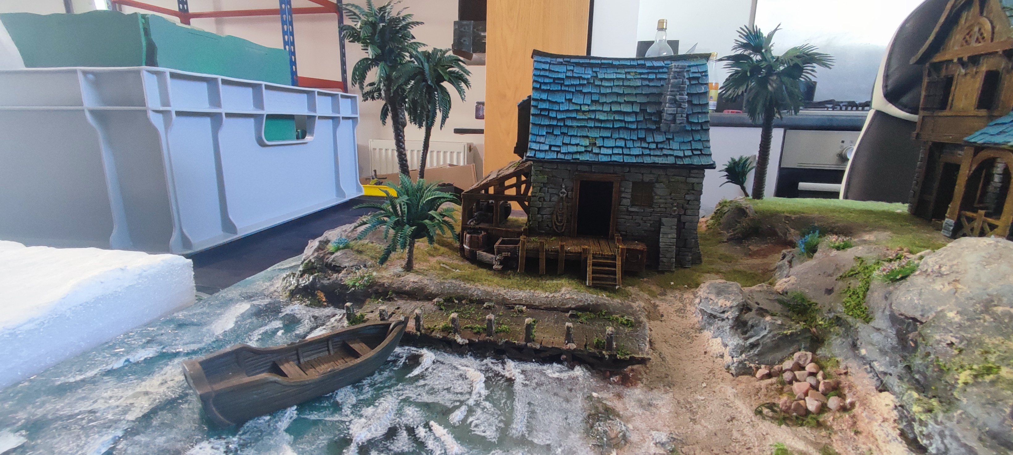 3D Printable Ancrabourg - FIshmonger's Workshop by 3Dlayeredscenery