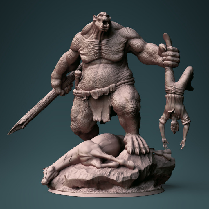 3D Printable Ogre pack by clynche art