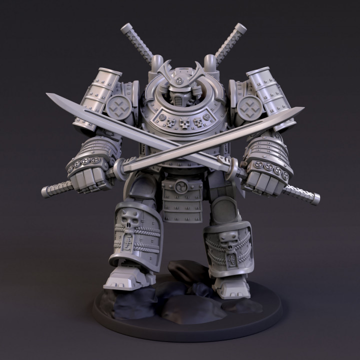 3D Printable Eternus Samurai by Arma Mechanatus
