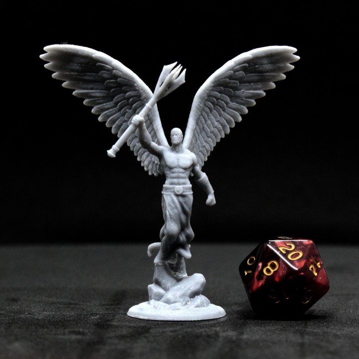 3D Printable Angel 3 poses by clynche art
