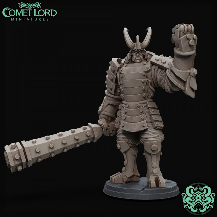 3D Printable Kurogane, Juggernaut Forgeborn by Comet Lord Miniatures