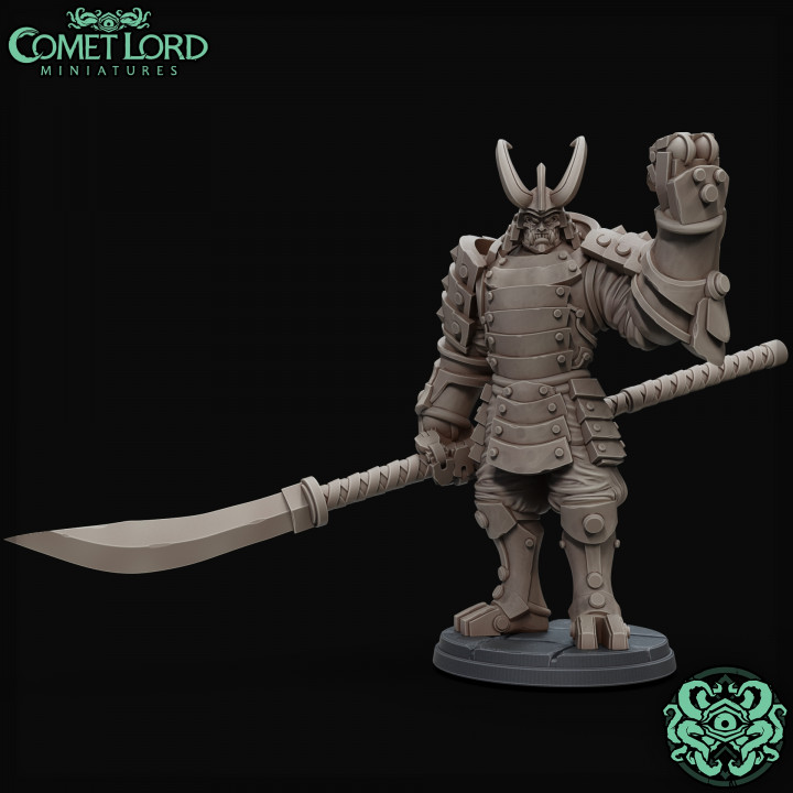3D Printable Kurogane, Juggernaut Forgeborn by Comet Lord Miniatures