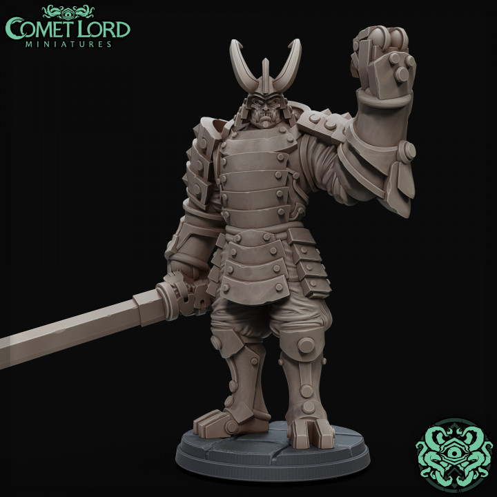 3D Printable Kurogane, Juggernaut Forgeborn by Comet Lord Miniatures
