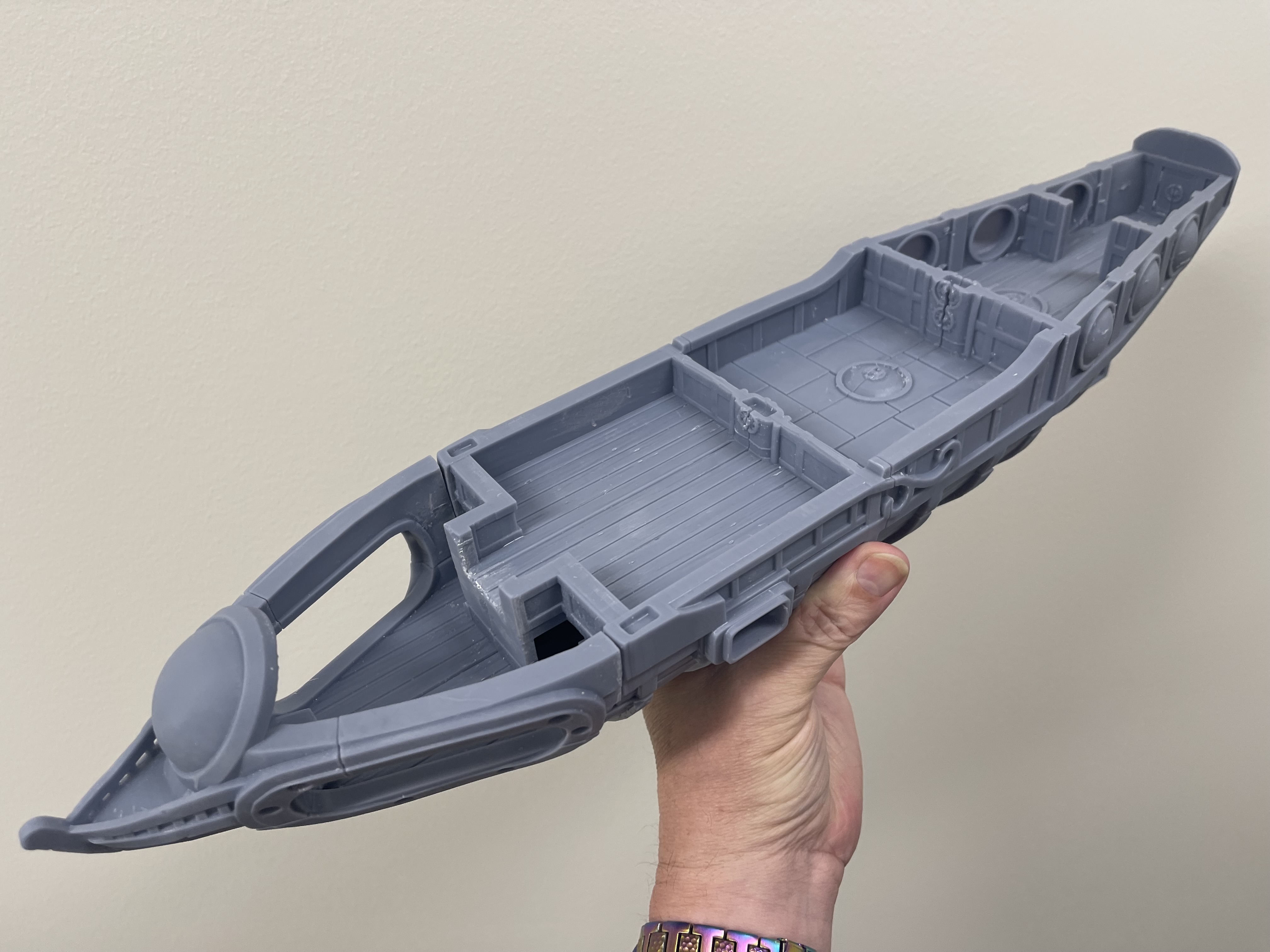 3D Printable Hammer Air Ship / Astral Ship / Wind Boat / Cloud Vessel ...