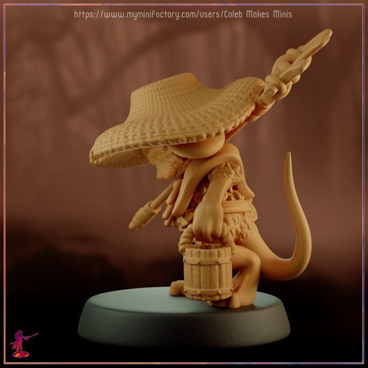 3D Printable "Hamish" the Farmer [PRE-SUPPORTED] | Mousefolk Series by ...