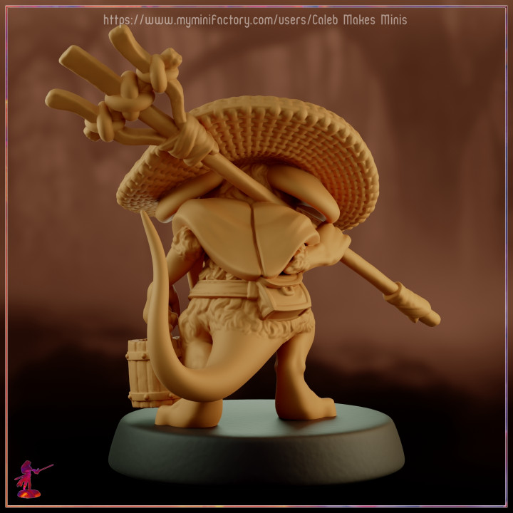 3D Printable "Hamish" the Farmer [PRE-SUPPORTED] | Mousefolk Series by ...