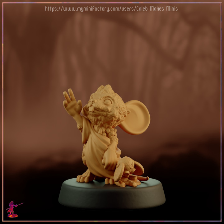 3D Printable "Tinble" the Mouseling [PRE-SUPPORTED] | Mousefolk Series ...